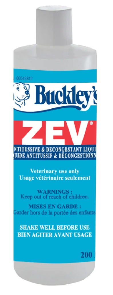 Buckley's ZEV Horse Supply Cough Remedy for horse's respiratory system – Dominion Vet