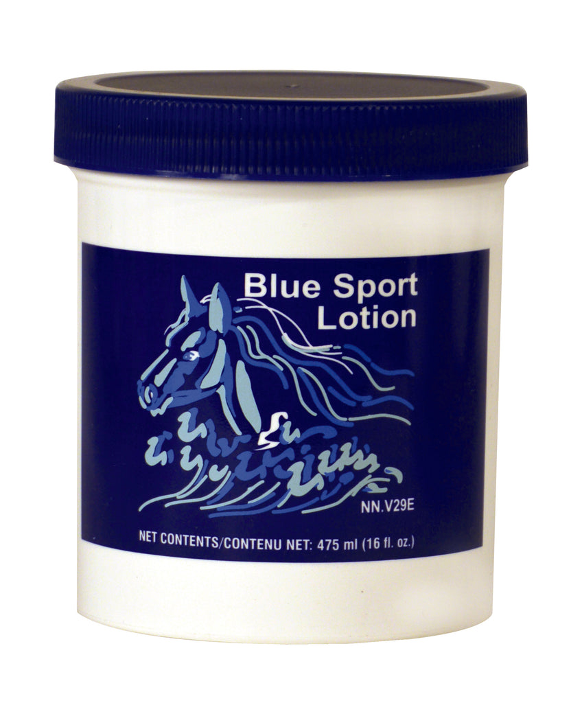 BLUE SPORT LOTION 475ML for Soreness and Stiffness – Dominion Vet