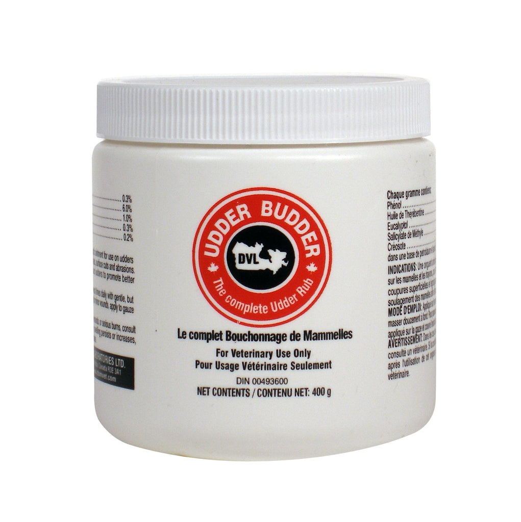 UDDER BUDDER treatment of chapped teats, surface cuts, and abrasions ...